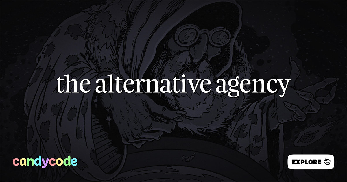 candycode, alternative brand design and React development agency