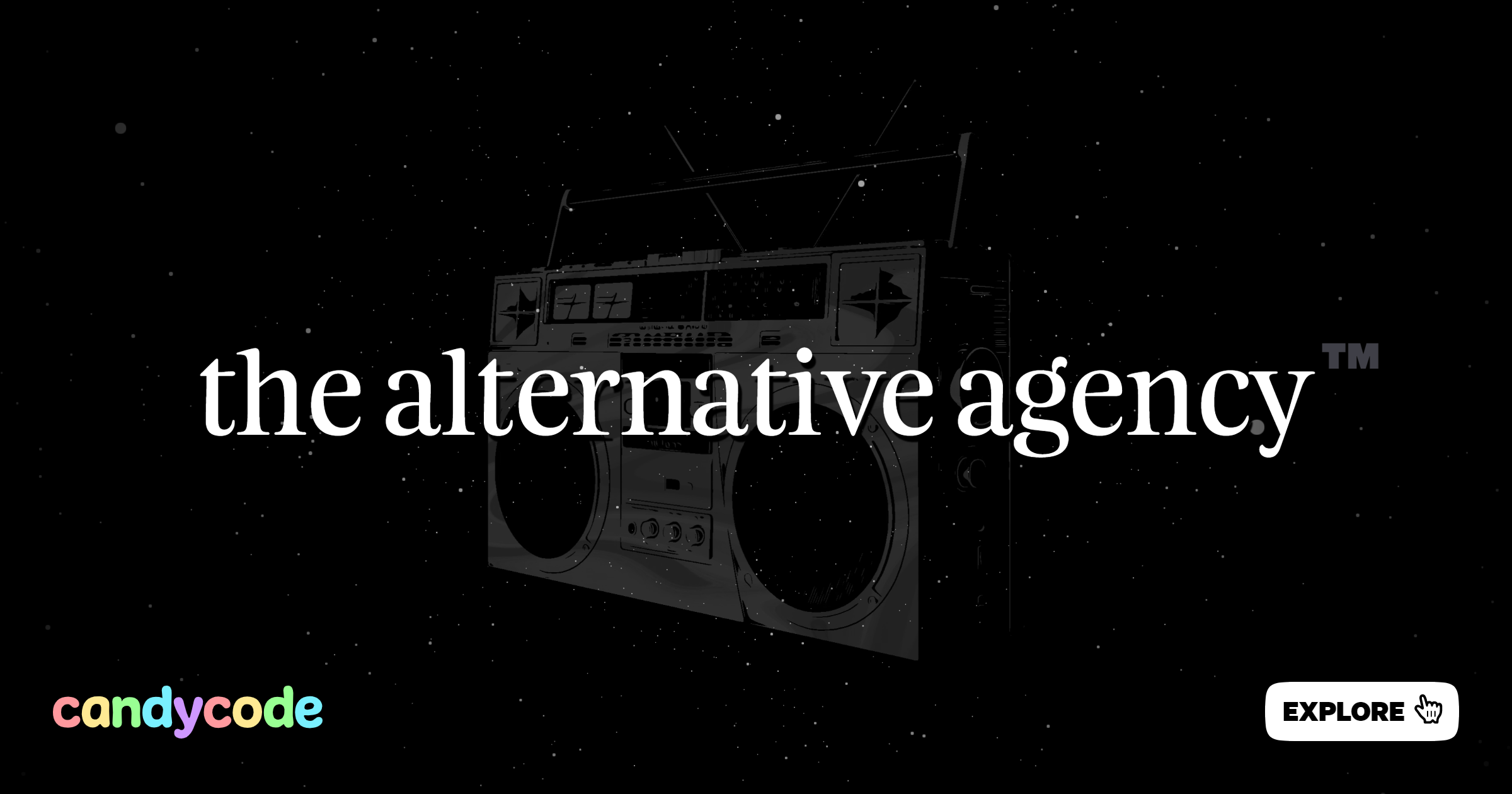 candycode, alternative brand design and React development agency